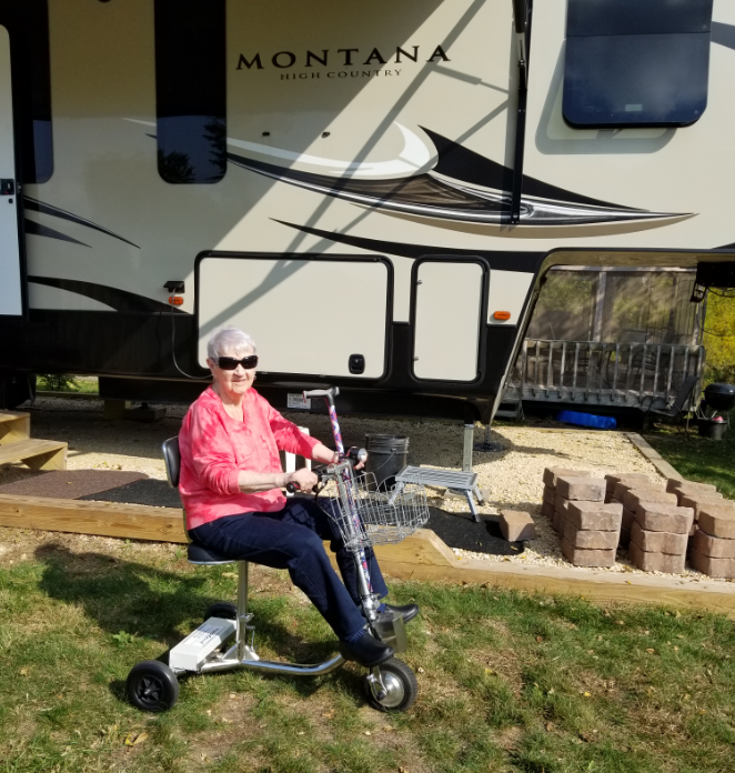 HandyScoot Compact Mobility Scooter, Perfect for RV Travel!